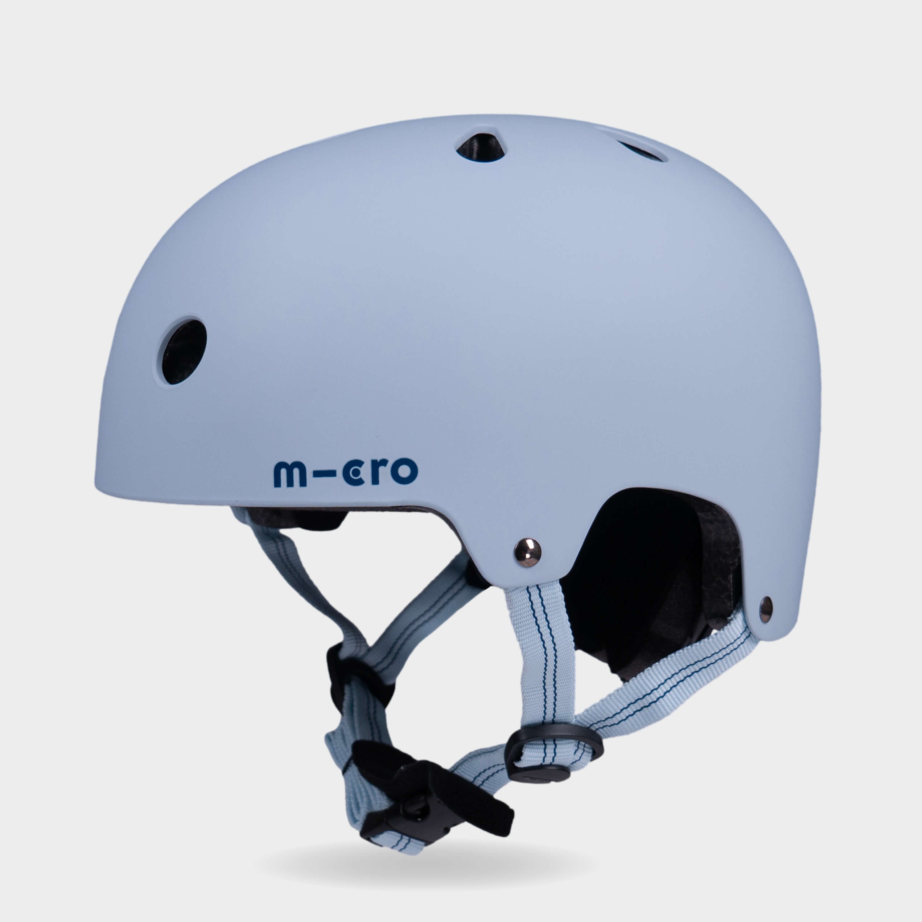 Plain Helmet for Bike and Scooters: Soft Blue | Micro Scooters